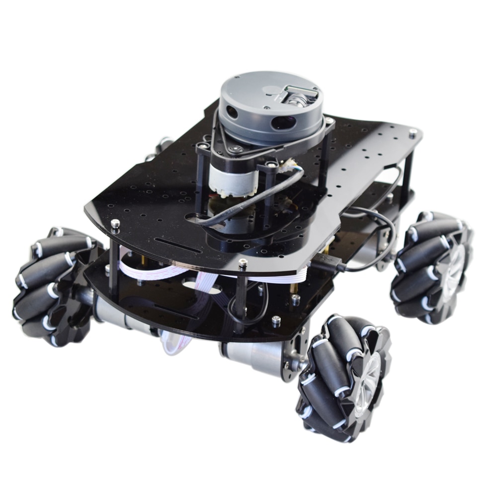Ros Autopilot Mecanum Wheel Robot Car Chassis Kit With Arduino Stm32f103rct6 Raspberry Pi Lidar